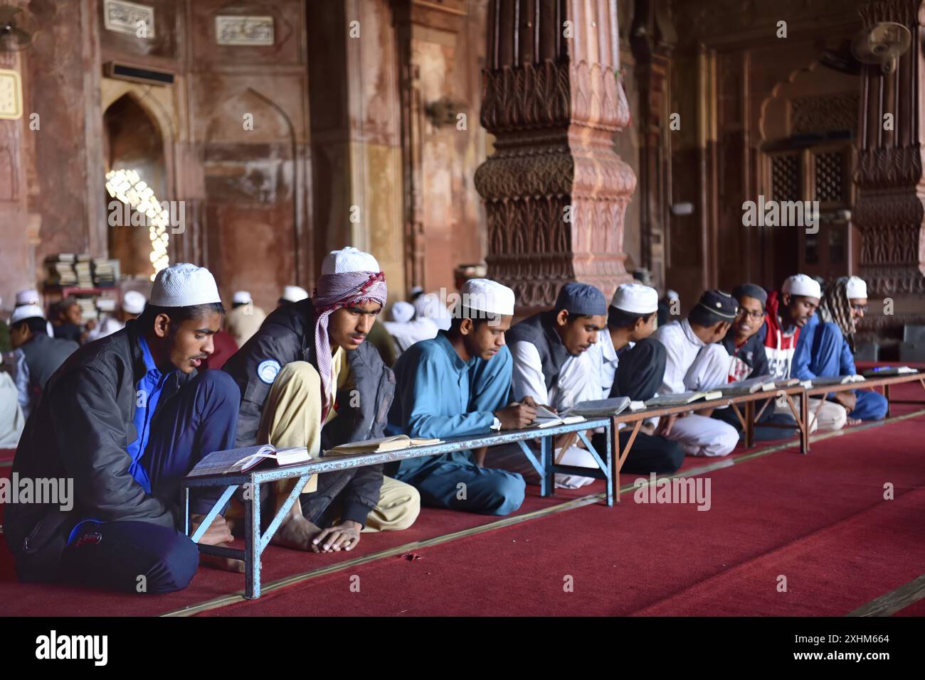 India, Madhya Pradesh, Bhopal, Taj-ul-Masajid mosque (Crown of the ...