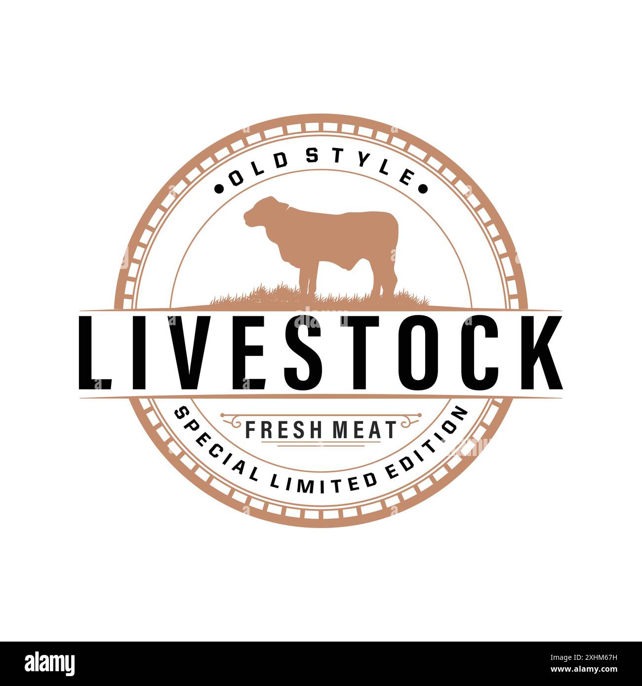 Cow logo Stock Vector Images - Alamy