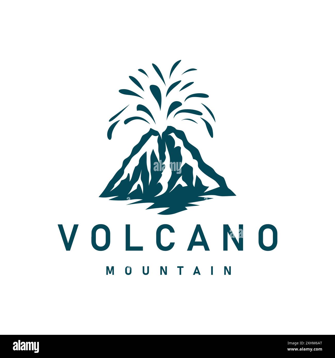 Vocanic Logo Volcano Logo Design
