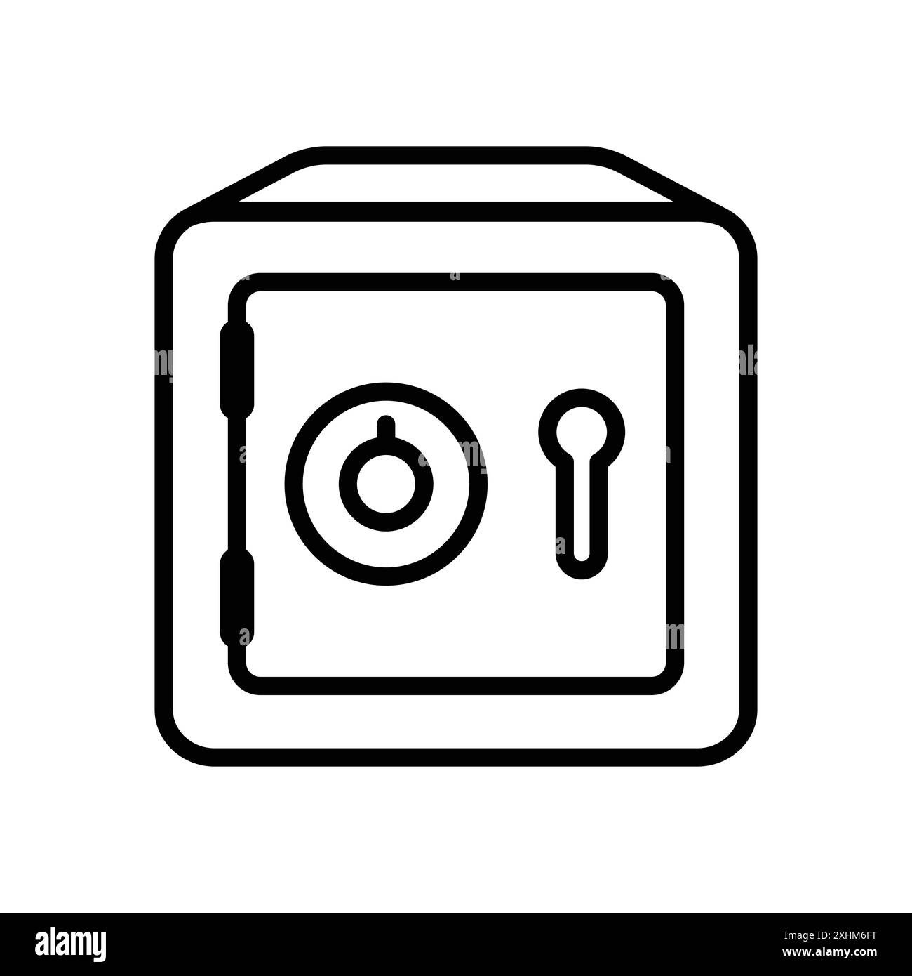 safe icon vector design template in white background Stock Vector Image ...