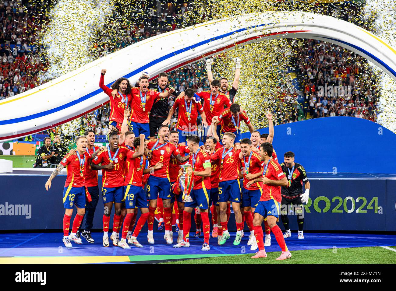 BERLIN, GERMANY - 14 JULY, 2024: The football match of Final EURO 2024 ...