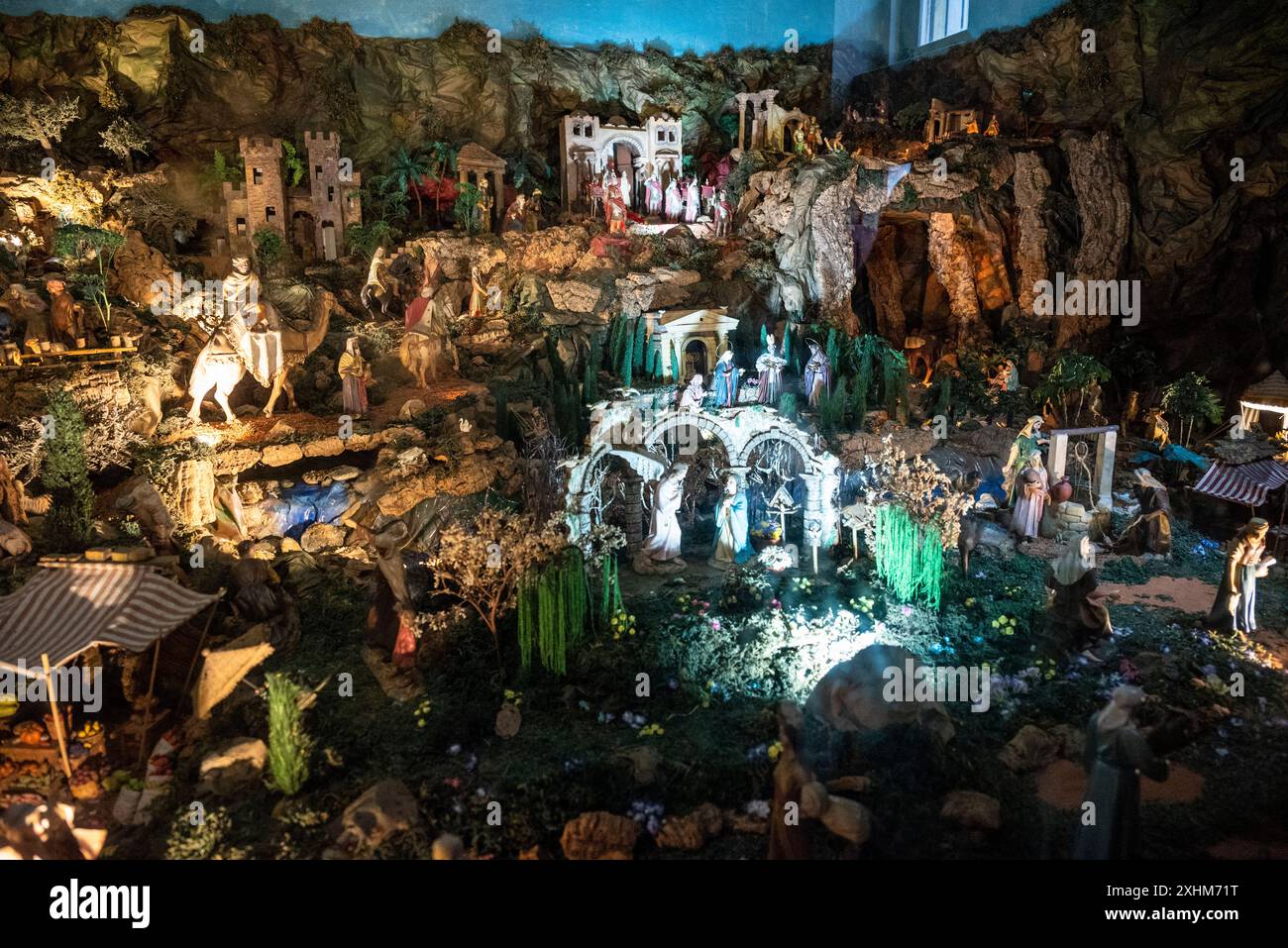 Nativity scene, St. Philip Neri Church, Casco Viejo, the old city ...