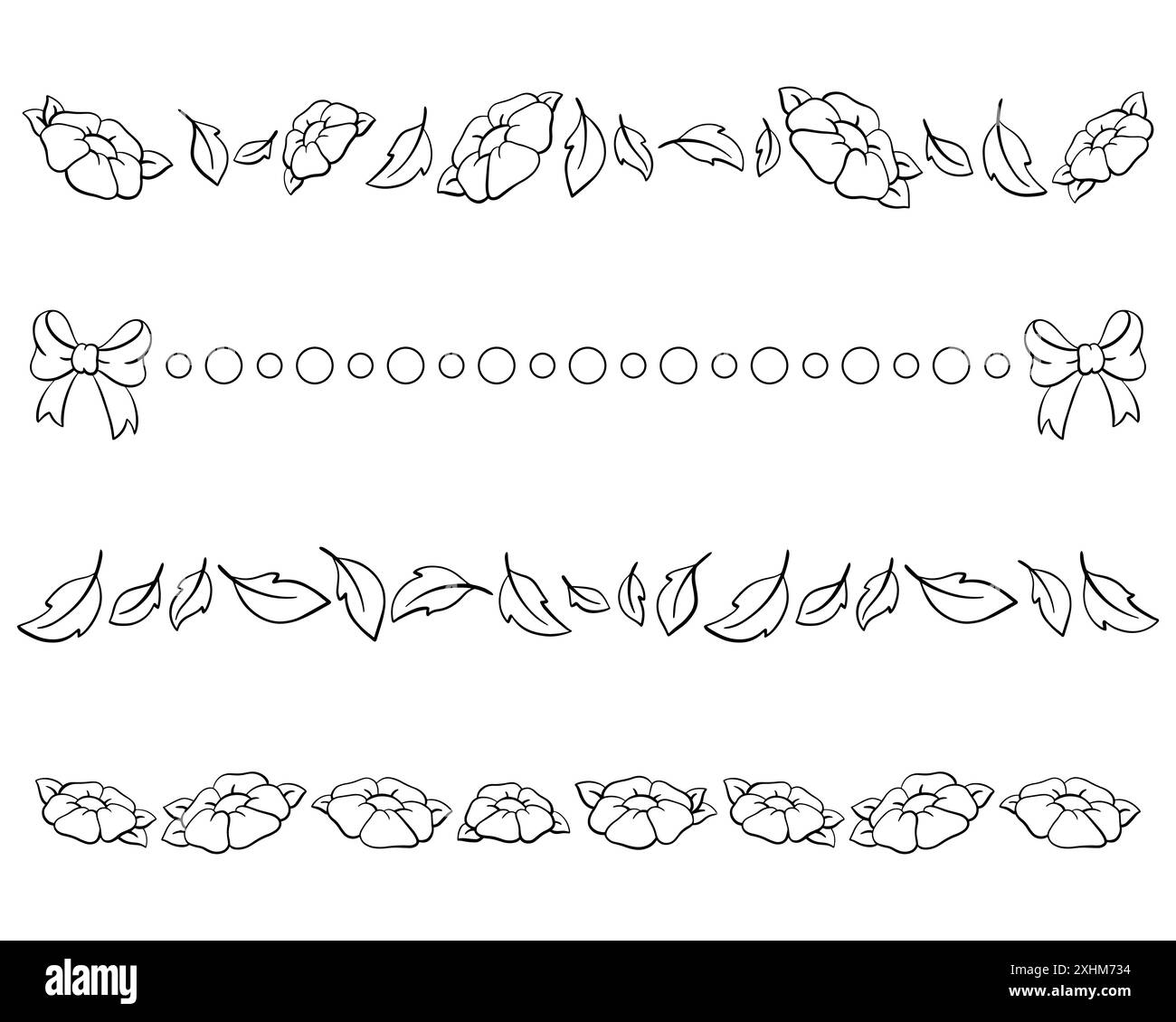 Underlines and text separators. Vector collection. Isolated vector set ...