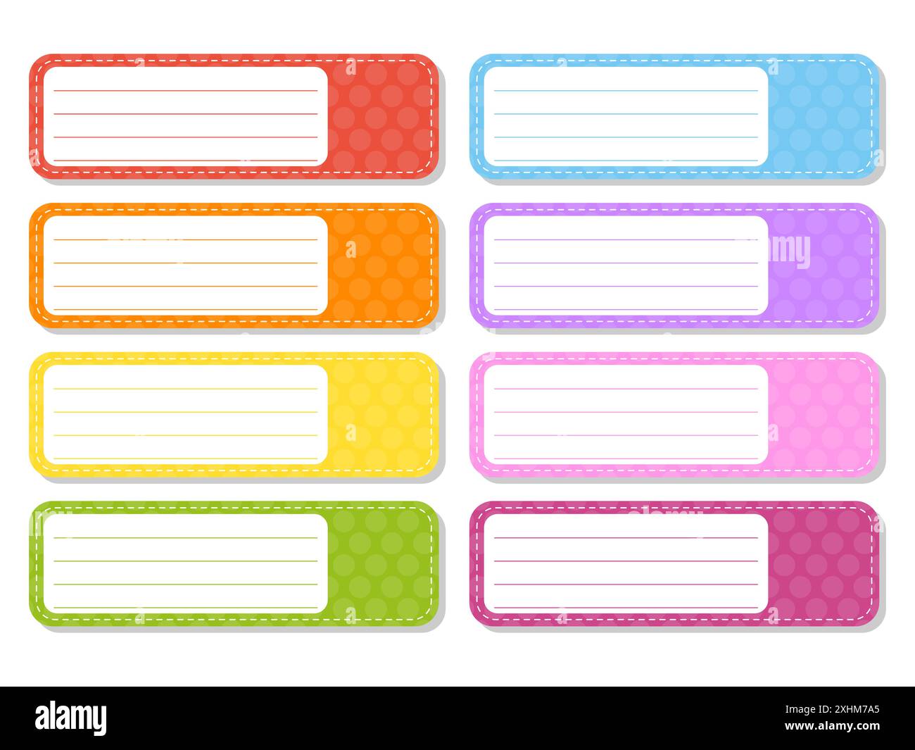 Name tags school Stock Vector Images - Alamy