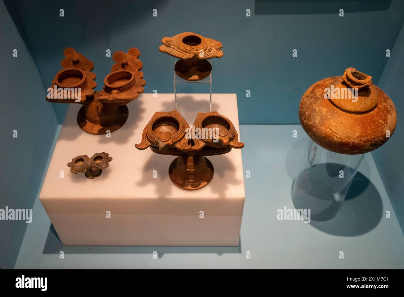 Pre-colonial pottery, Museum of Old Panama, which traces the history ...