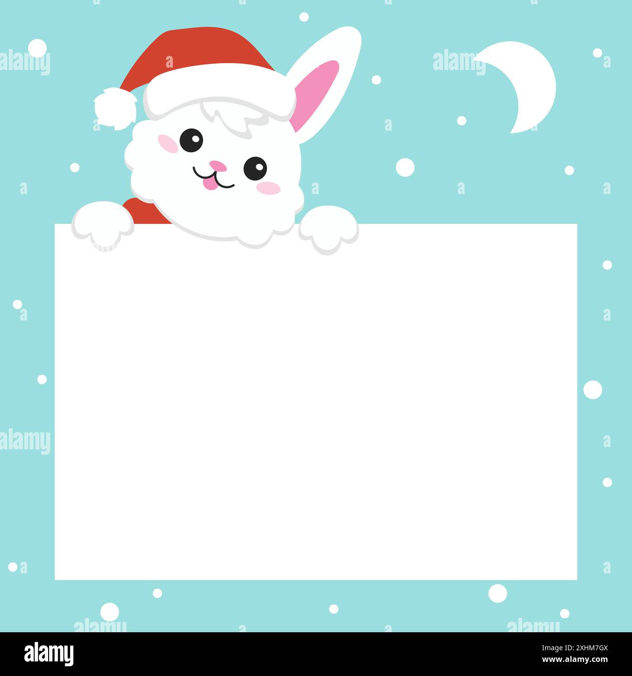 Cute rabbit cartoon blank board hi-res stock photography and images - Alamy