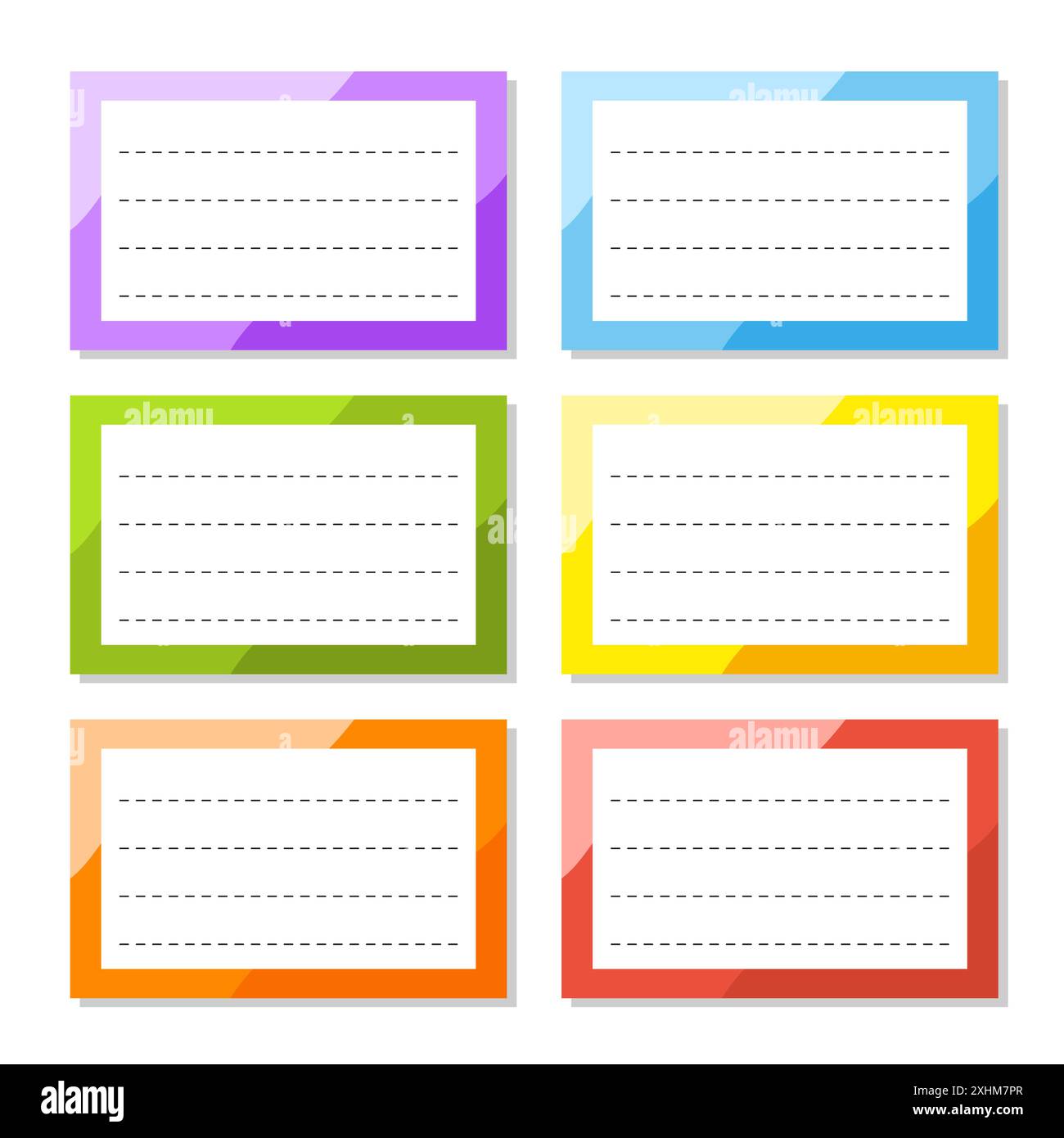 Set stickers for design. Empty template. Name tags, gift labels ...