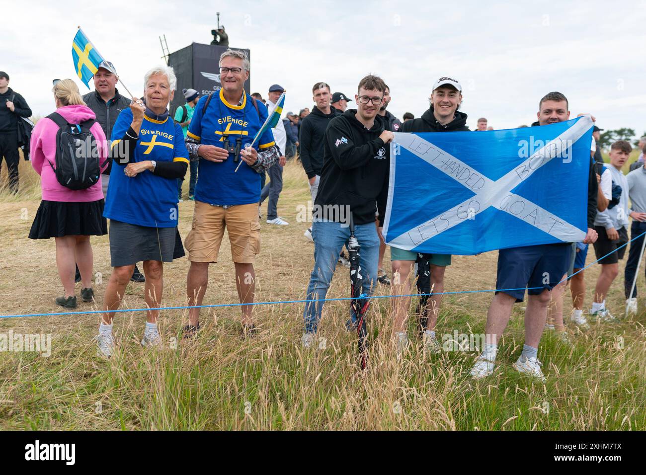North Berwick, Scotland, UK. 13th July 2024. Scottish gofer Robert ...