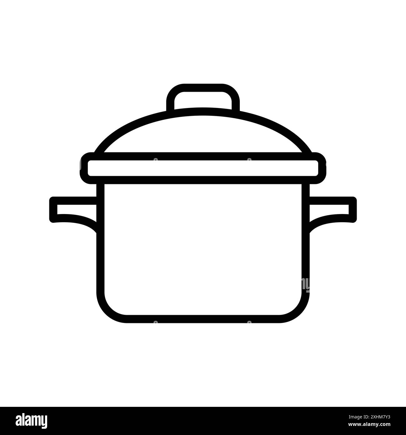 sauce pan icon vector design template in white background Stock Vector ...