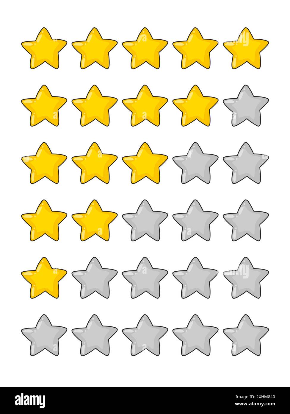 Star rating. Color image. Design element. Vector illustration isolated ...