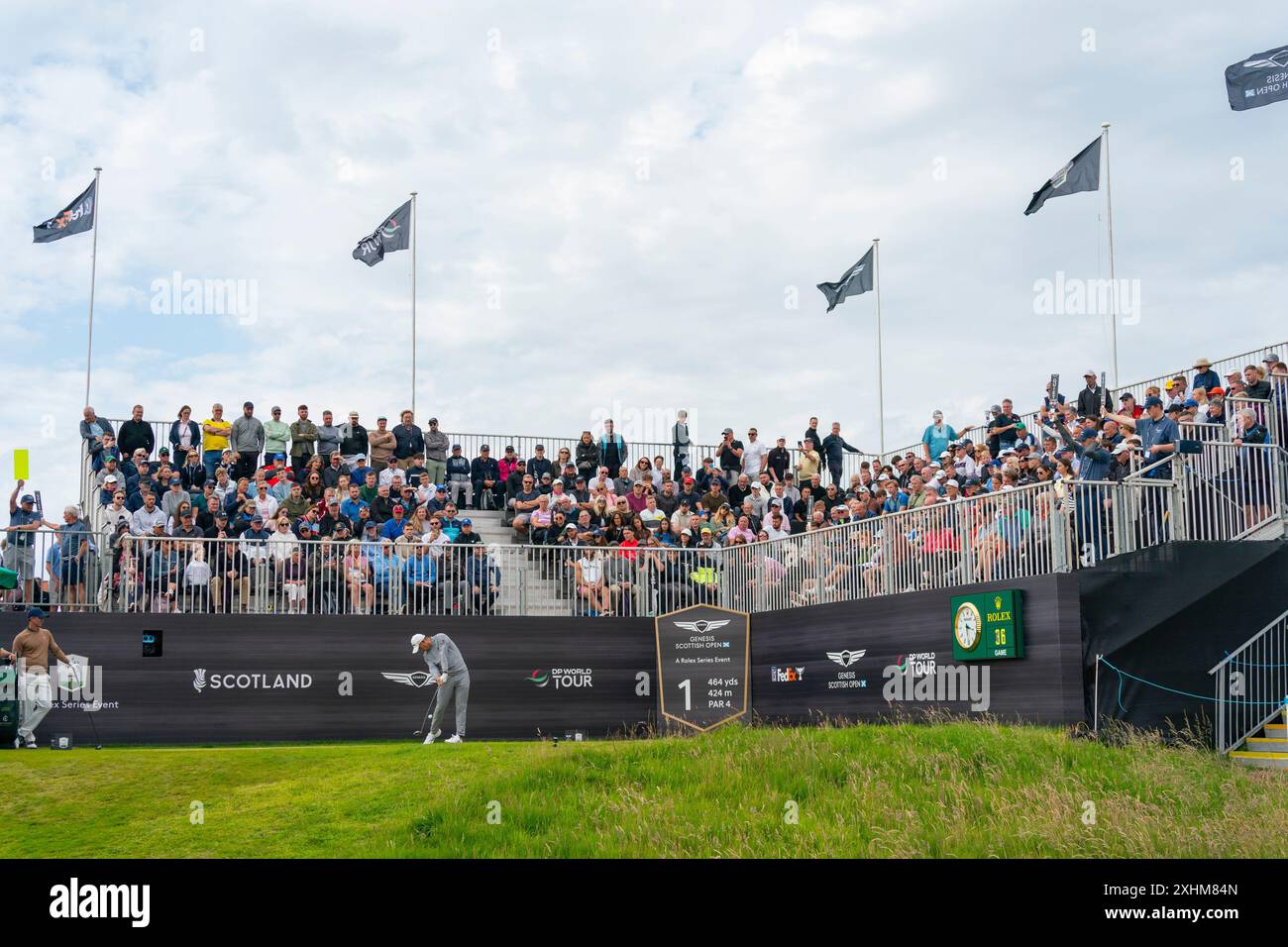 North Berwick, Scotland, UK. 13th July 2024. Scottish gofer Robert ...