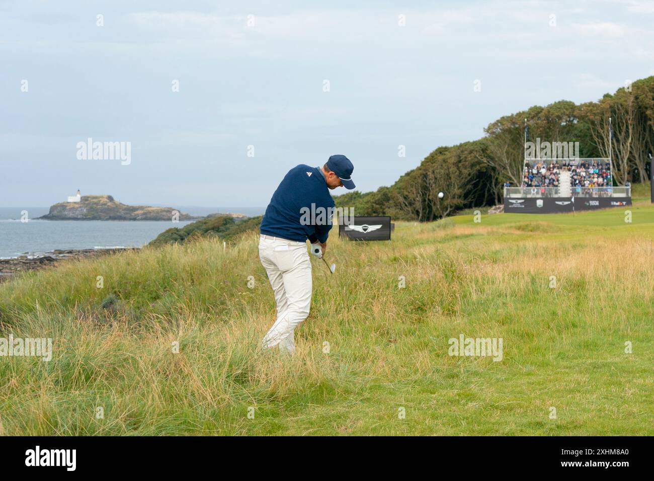 North Berwick, Scotland, UK. 13th July 2024. Scottish gofer Robert ...