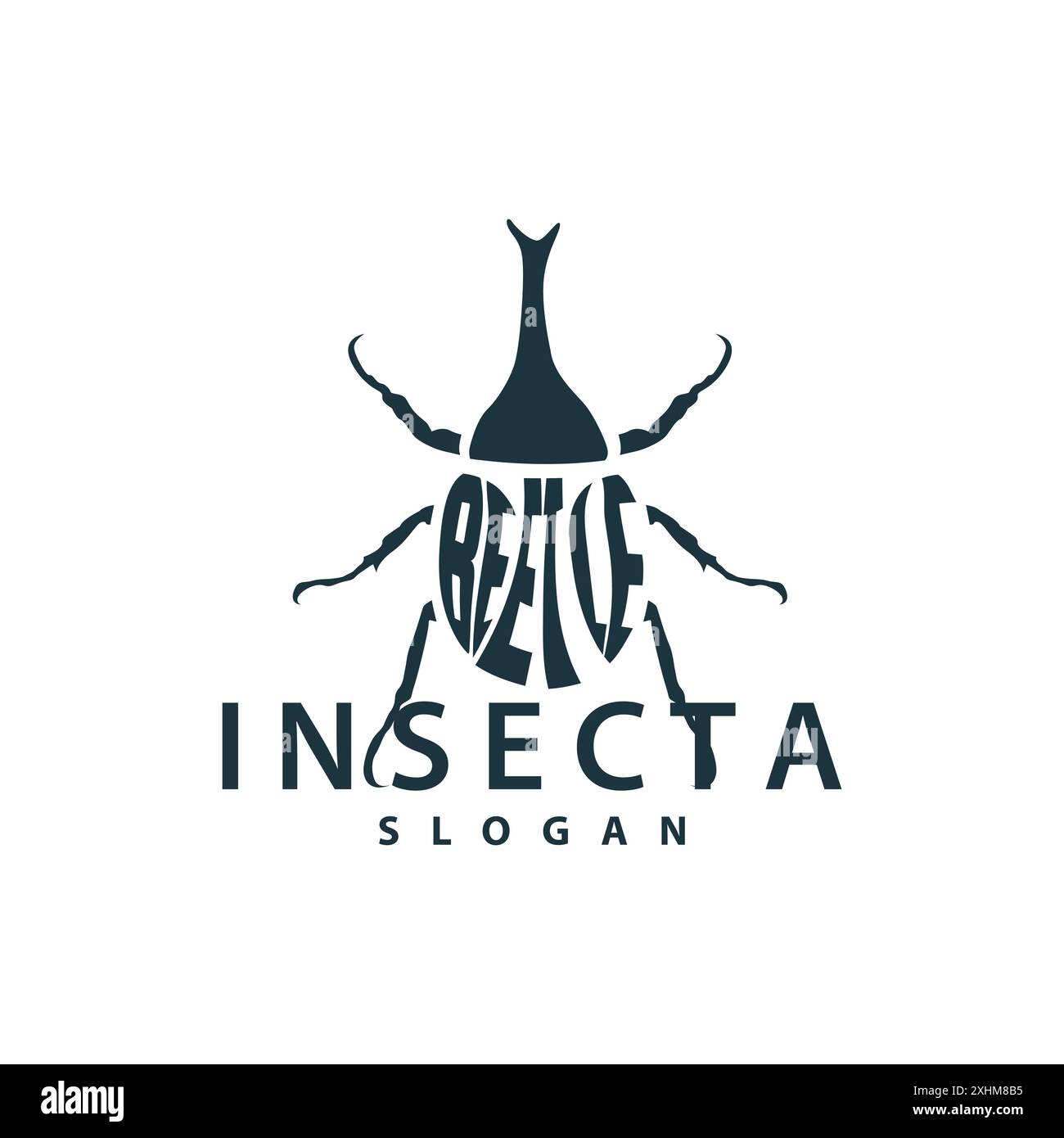 Strong beetle Stock Vector Images - Alamy