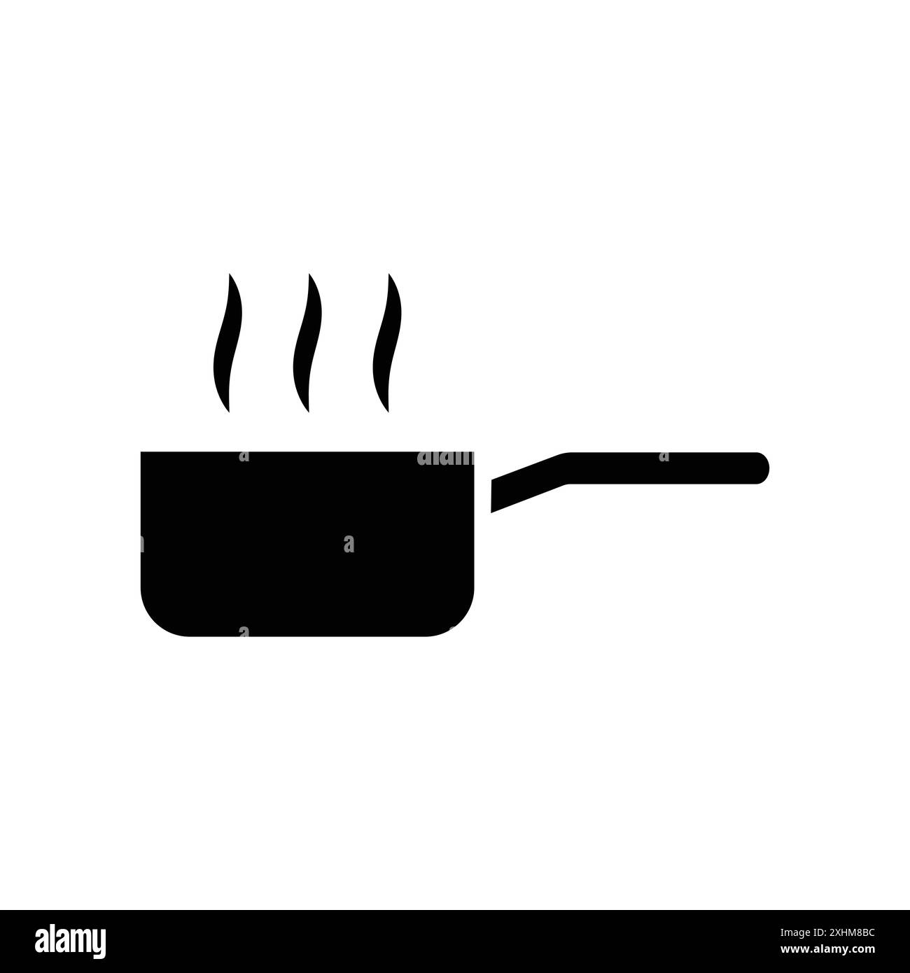 sauce pan icon vector design template in white background Stock Vector ...