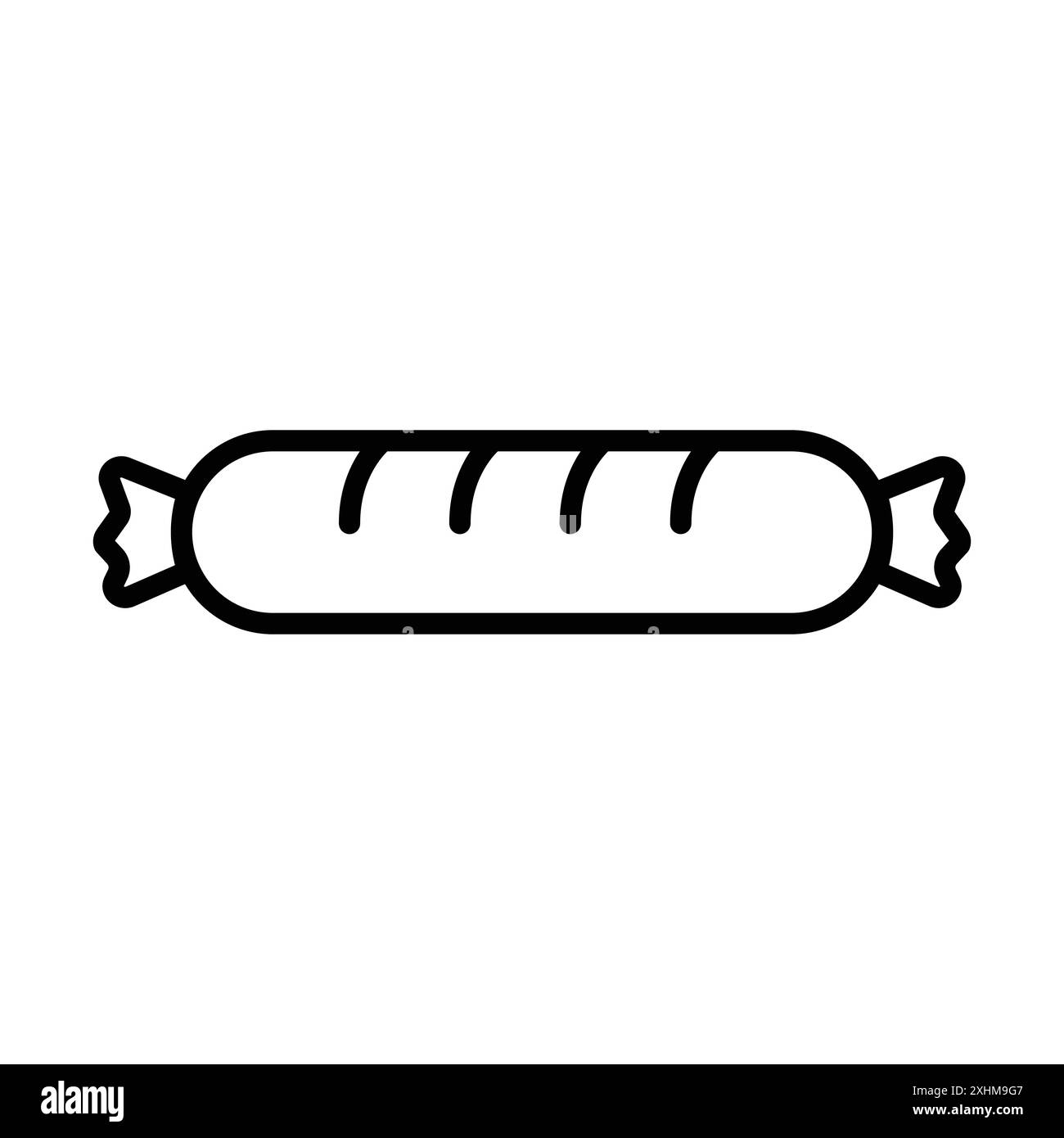 sausage icon vector design template in white background Stock Vector ...
