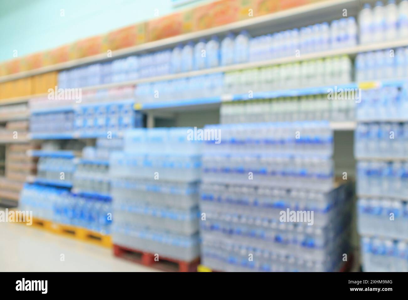 Bottled water supermarket shelf hi-res stock photography and images - Alamy