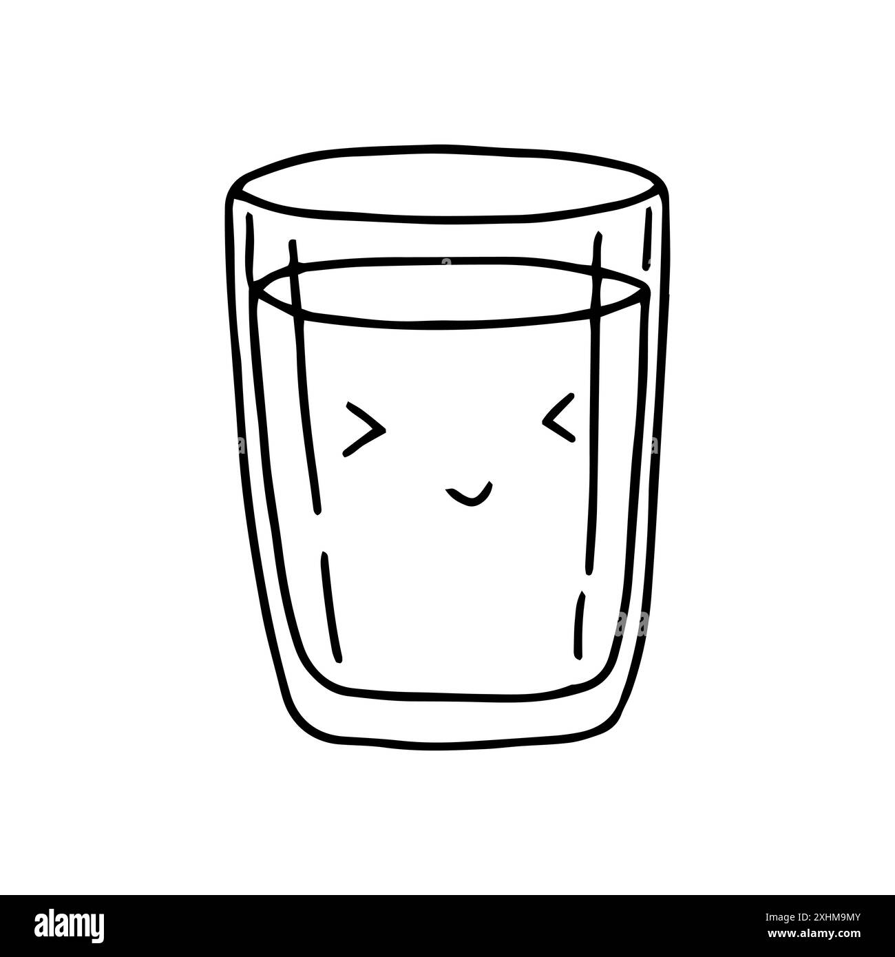 Outline contour. Doodle style. Hand drawn. Simple shapes. Design ...