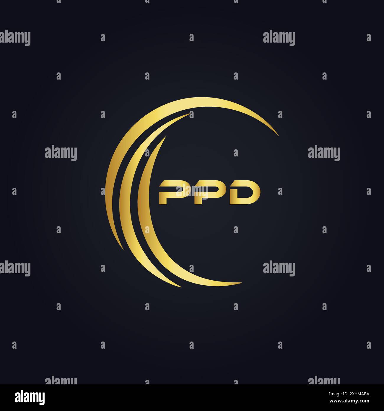 PPD logo. P P D design. White PPD letter. PPD, P P D letter logo design ...