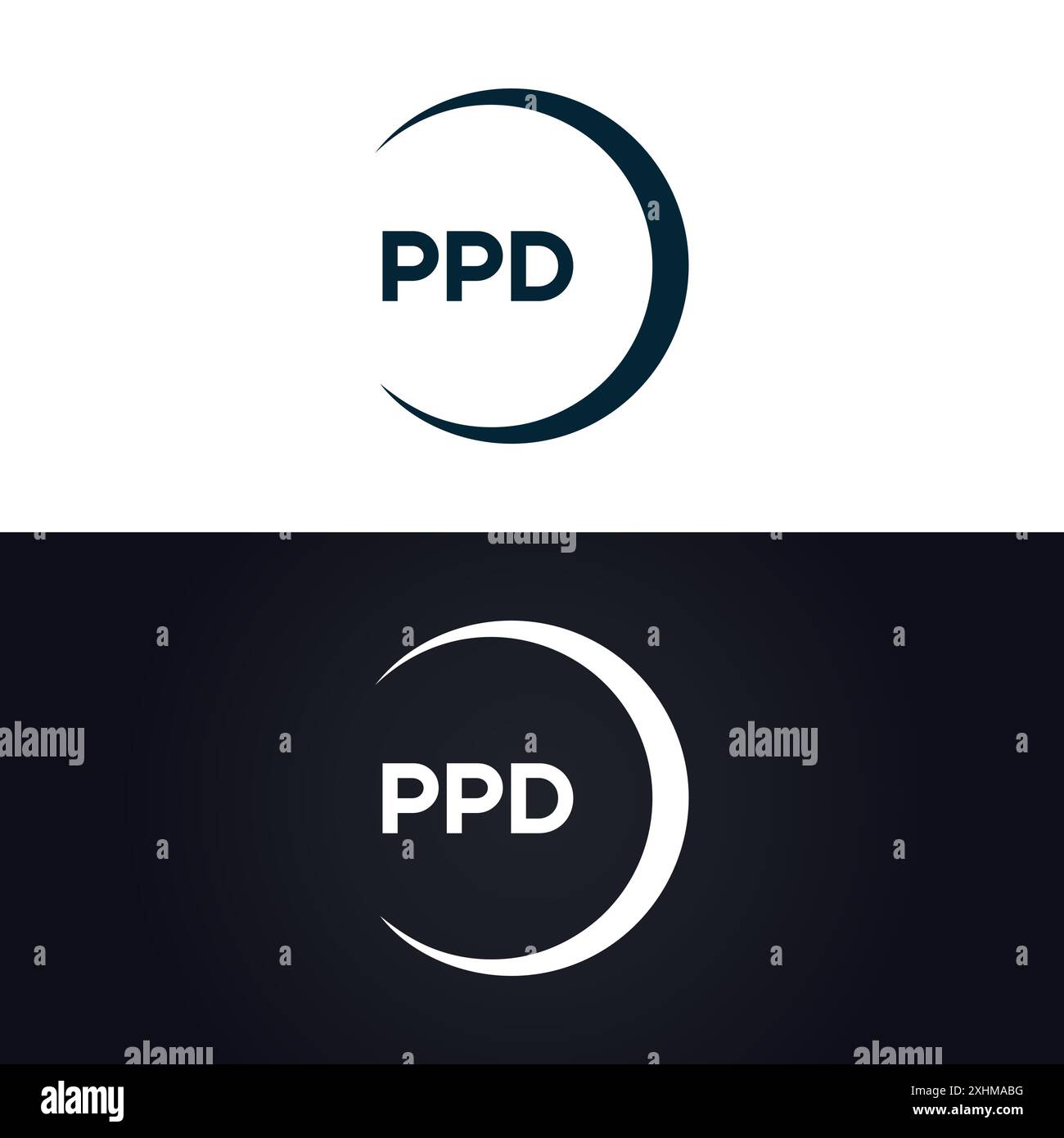 PPD logo. P P D design. White PPD letter. PPD, P P D letter logo design ...