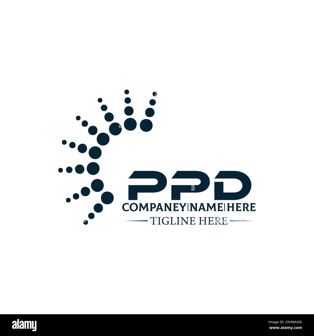 PPD logo. P P D design. White PPD letter. PPD, P P D letter logo design ...