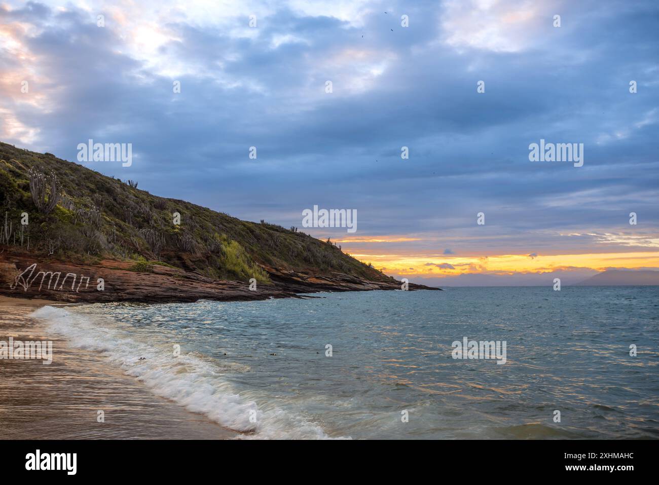 Scenic Sunset View from Praia de João Fernandes - Búzios, Rio de ...