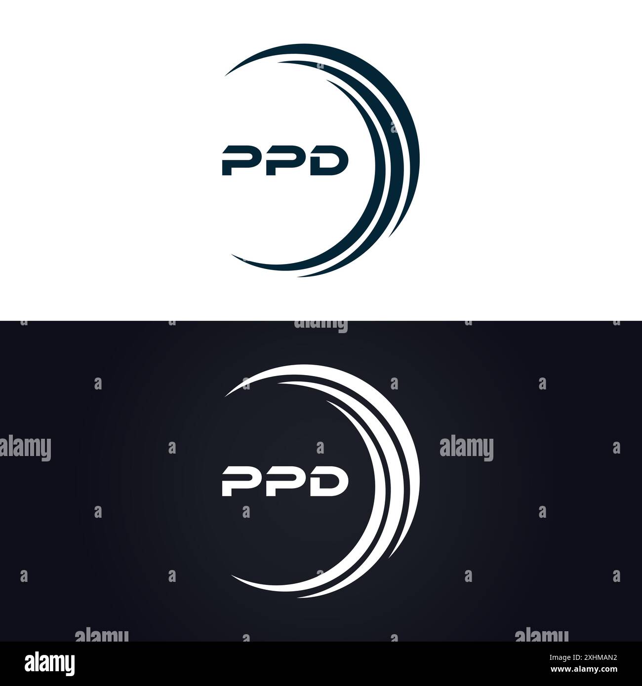 PPD logo. P P D design. White PPD letter. PPD, P P D letter logo design ...