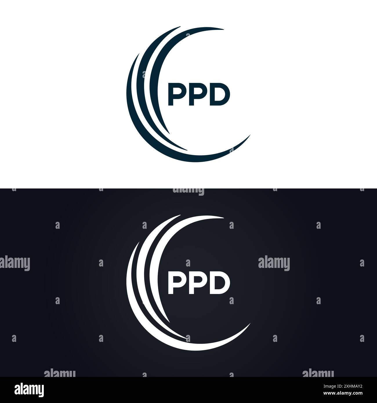 PPD logo. P P D design. White PPD letter. PPD, P P D letter logo design ...