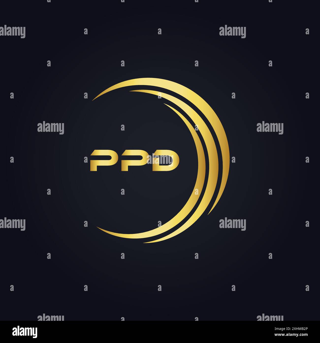 PPD logo. P P D design. White PPD letter. PPD, P P D letter logo design ...