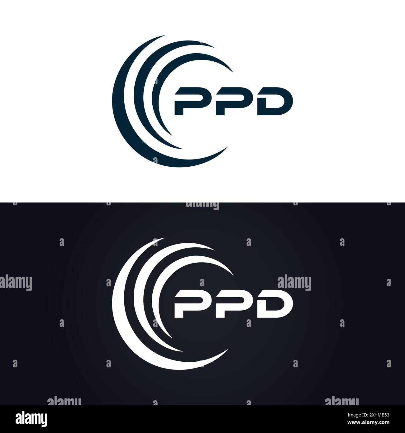 PPD logo. P P D design. White PPD letter. PPD, P P D letter logo design ...