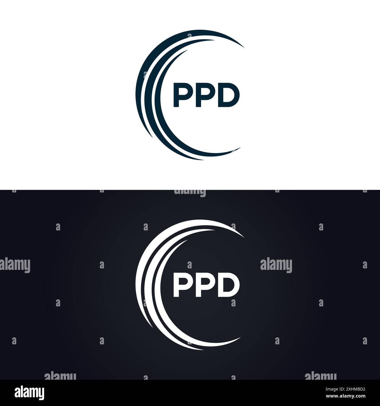 PPD logo. P P D design. White PPD letter. PPD, P P D letter logo design ...