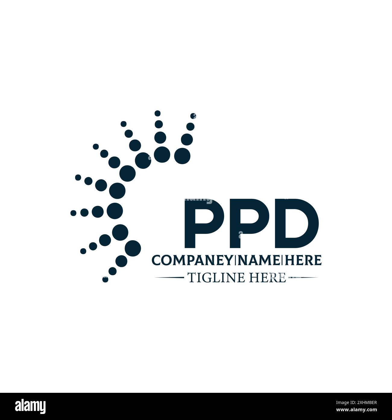 PPD logo. P P D design. White PPD letter. PPD, P P D letter logo design ...