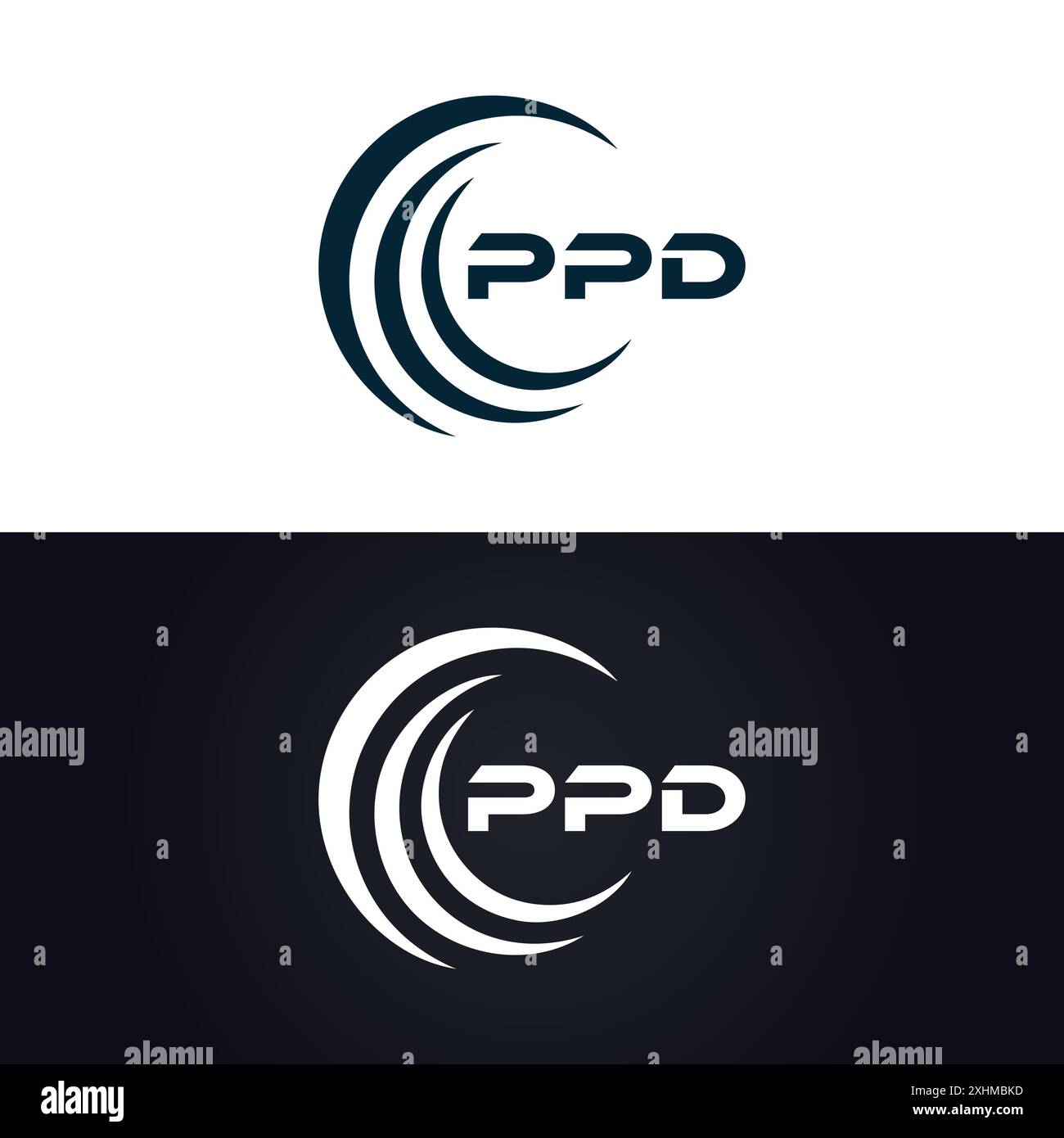 PPD logo. P P D design. White PPD letter. PPD, P P D letter logo design ...