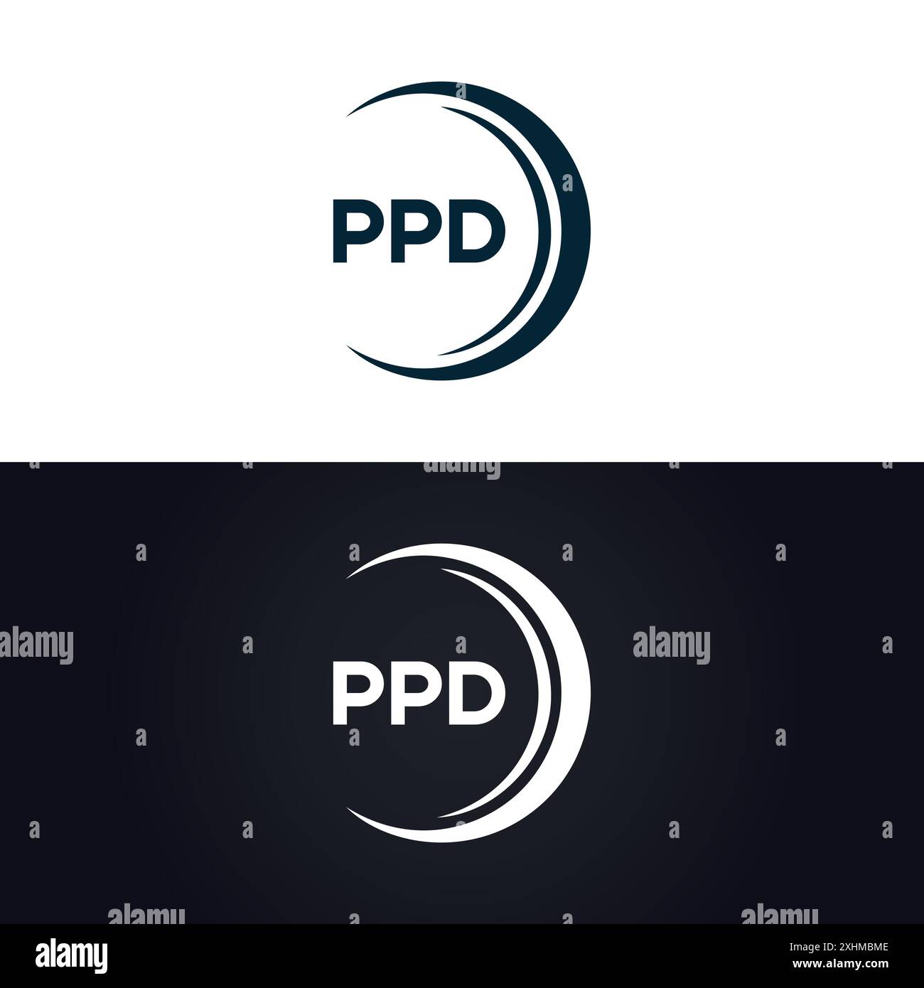PPD logo. P P D design. White PPD letter. PPD, P P D letter logo design ...