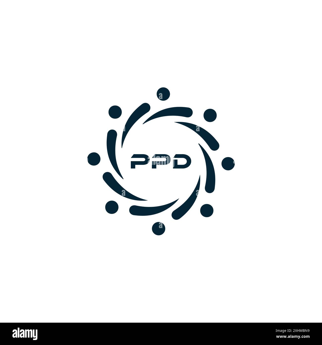 PPD logo. P P D design. White PPD letter. PPD, P P D letter logo design ...