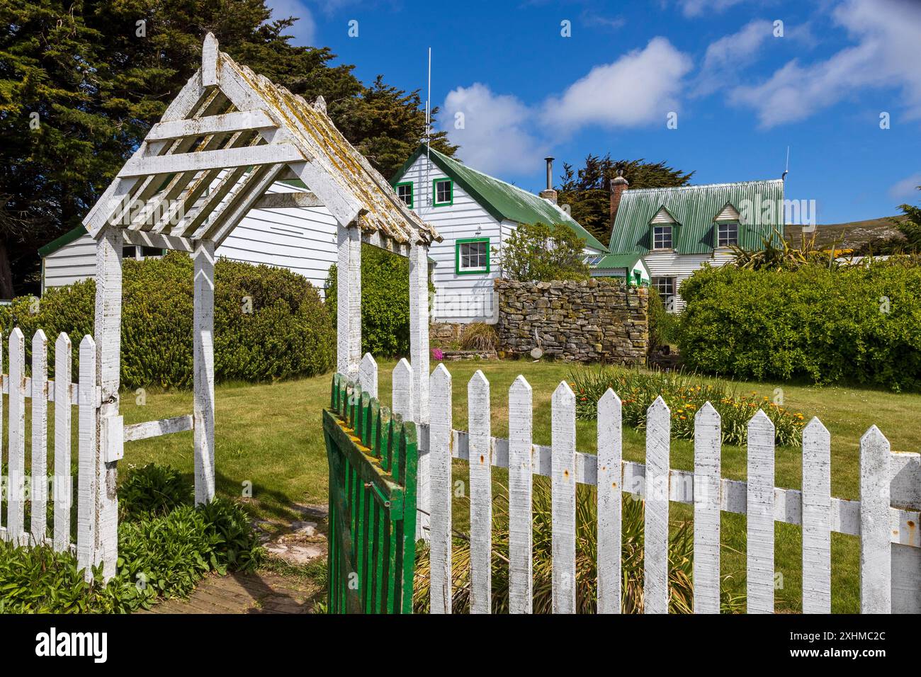Farm house, West Point Island, Falkland Islands, Sunday, December 03 ...