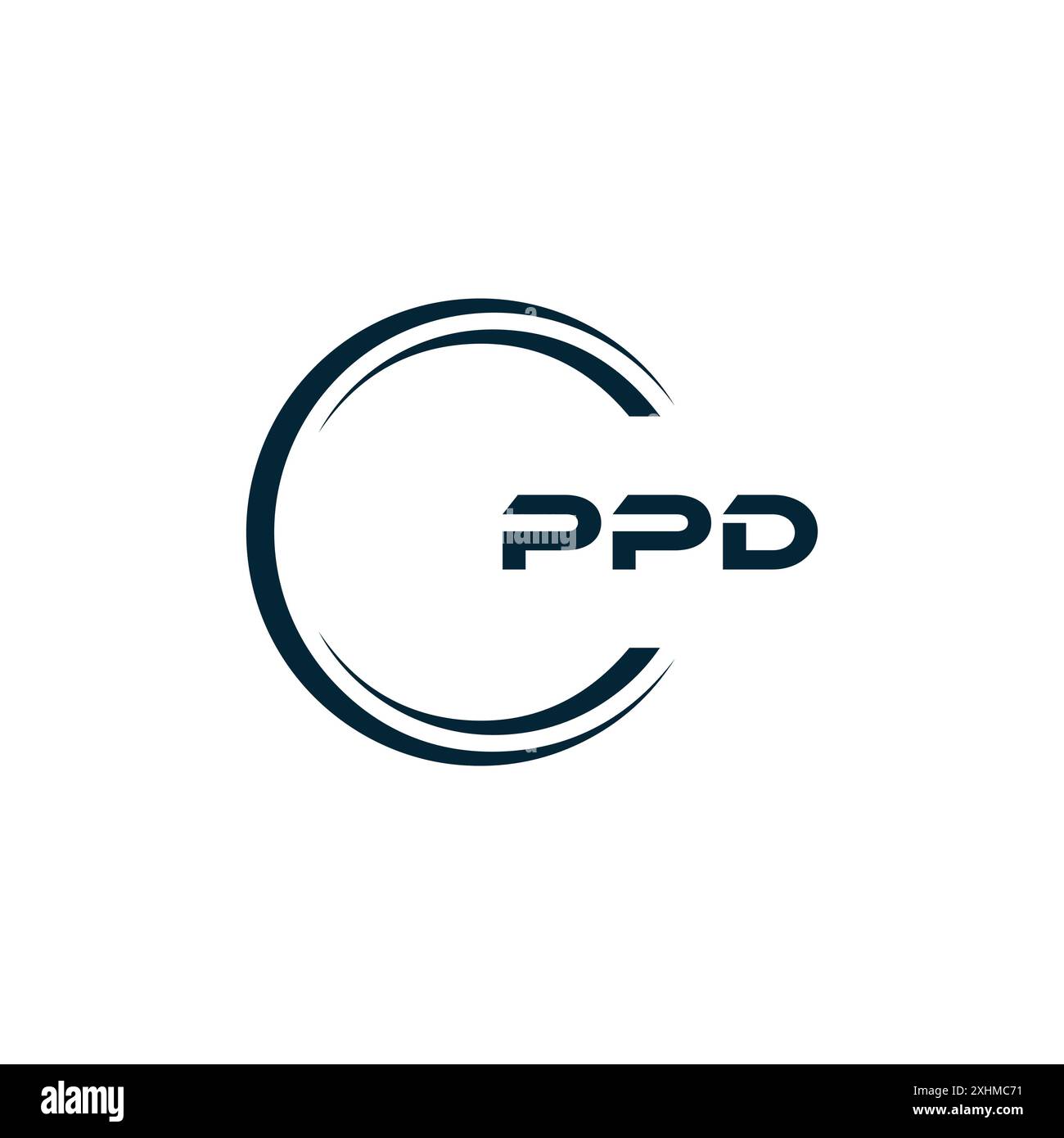 PPD logo. P P D design. White PPD letter. PPD, P P D letter logo design ...