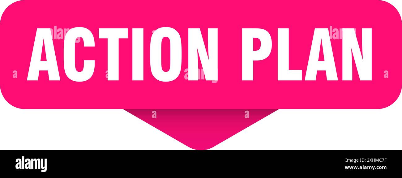 action plan sticker. action plan sign on transparent background ...