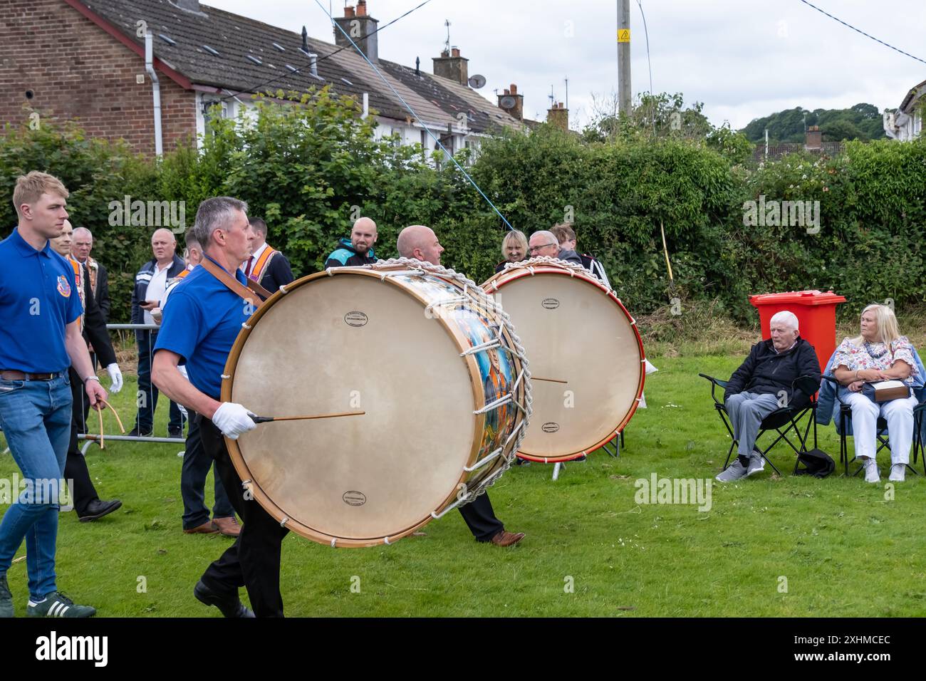Ballymena, Northern Ireland - July 12th 2024: Orange Order celebrations ...