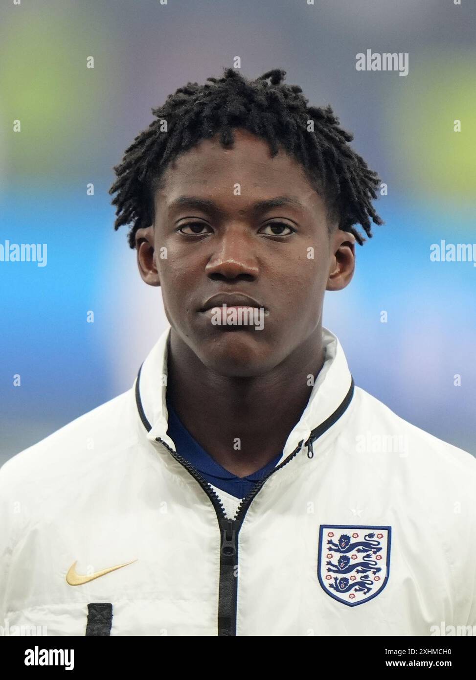 England's Kobbie Mainoo before the UEFA Euro 2024 final match at ...