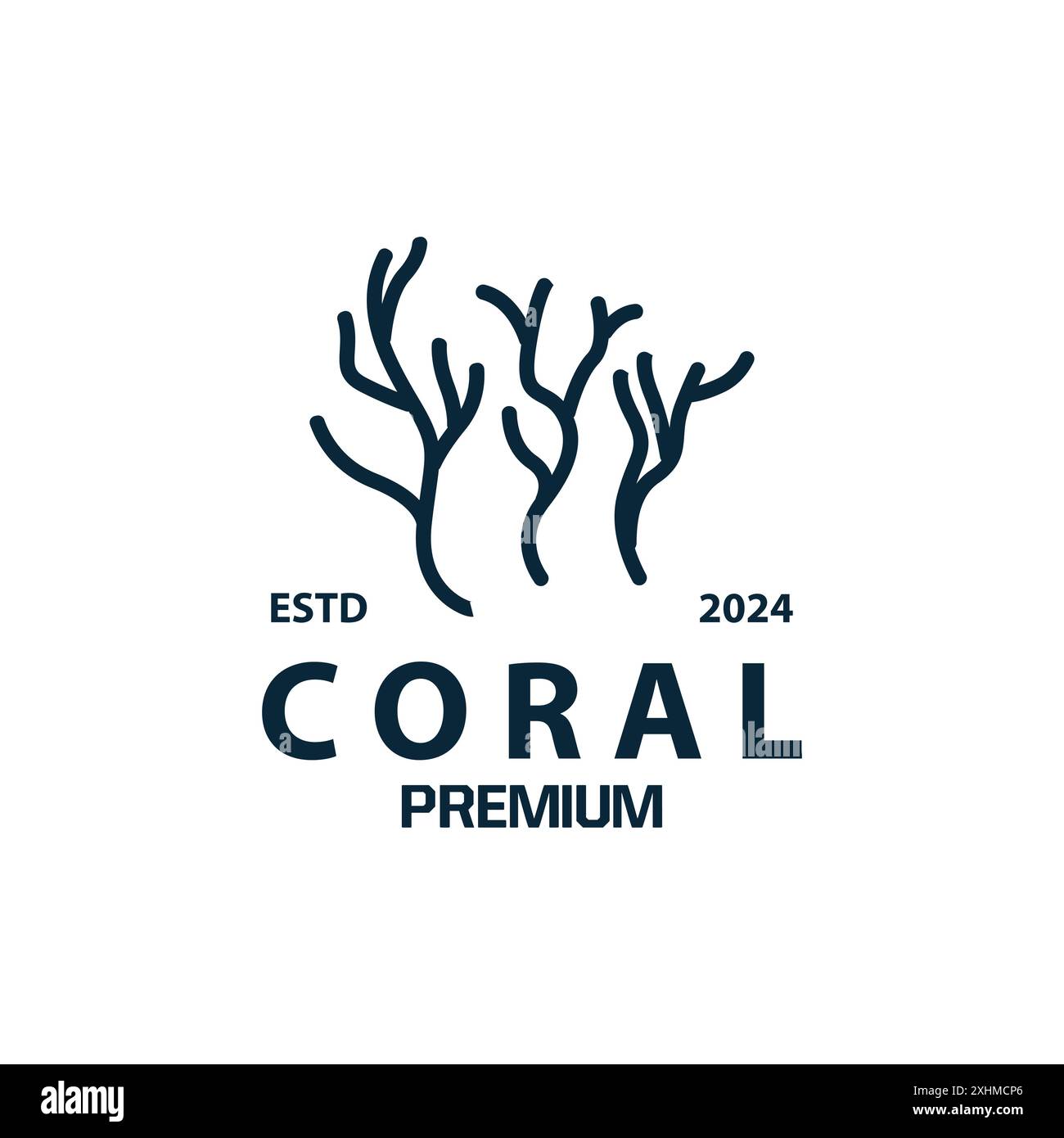 Coral reef logo vector silhouette sea fish habitat simple beautiful sea ... Coral reef logo vector silhouette sea fish habitat simple beautiful sea ...