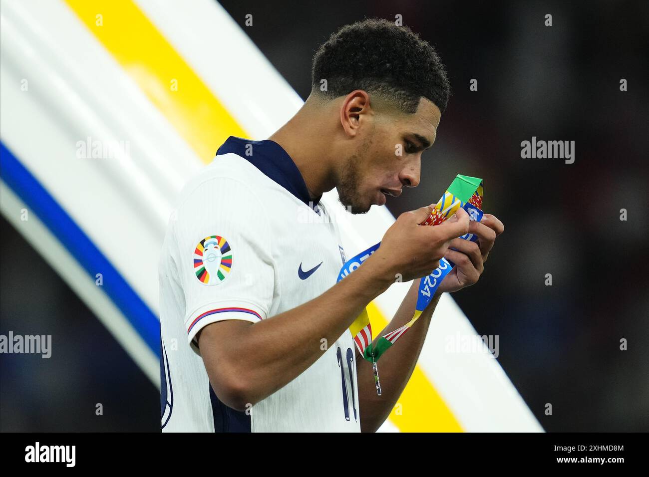Jude Bellingham of England during the UEFA Euro 2024 match between ...