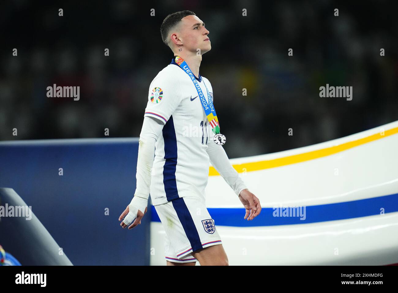 Phil Foden of England during the UEFA Euro 2024 match between Spain and ...