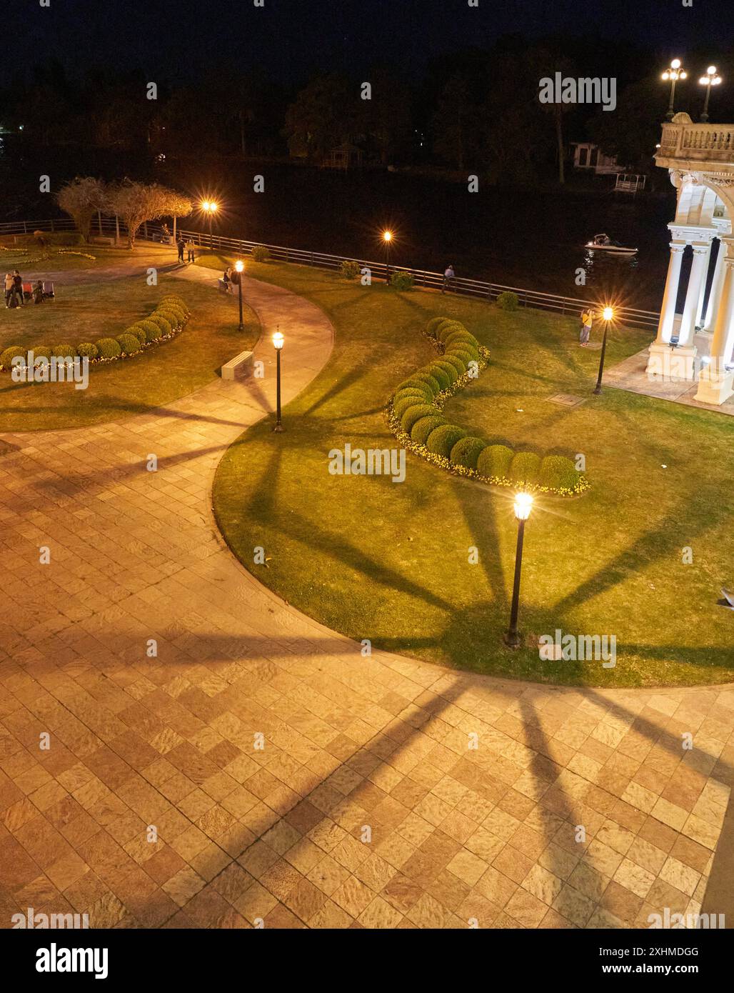 panoramic of the building and viewpoint of the tiger museum Stock Photo ...