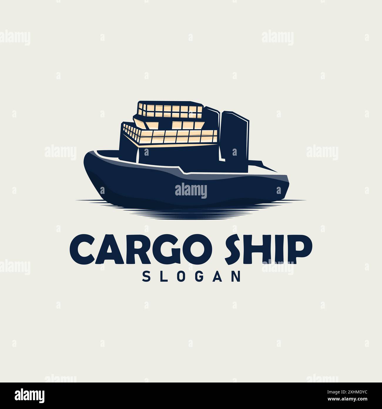 Ship logo design Stock Vector Images - Alamy