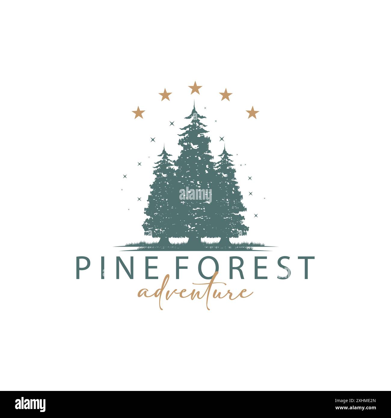 Oak tree logo typography hi-res stock photography and images - Alamy