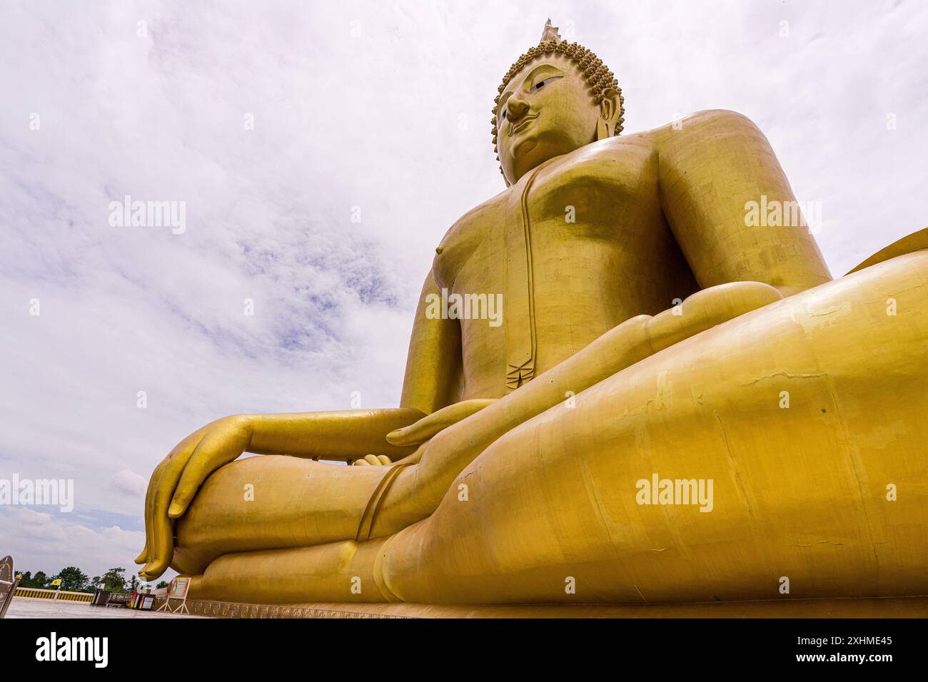 Big Buddha statue also known as The Great Buddha, Wat Muang, Thailand ...
