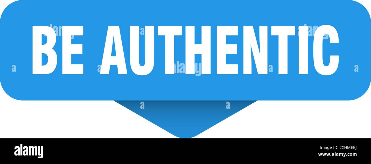 be authentic sticker. be authentic sign on transparent background ...