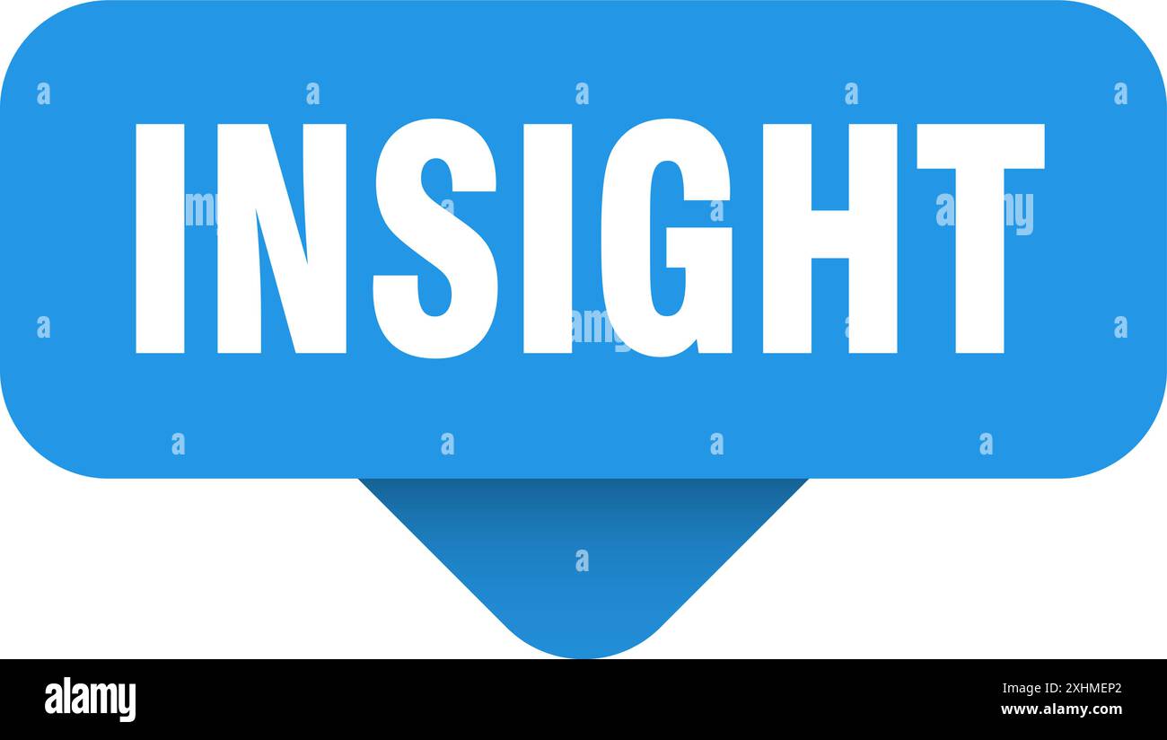 insight sticker. insight sign on transparent background. rectangular ...
