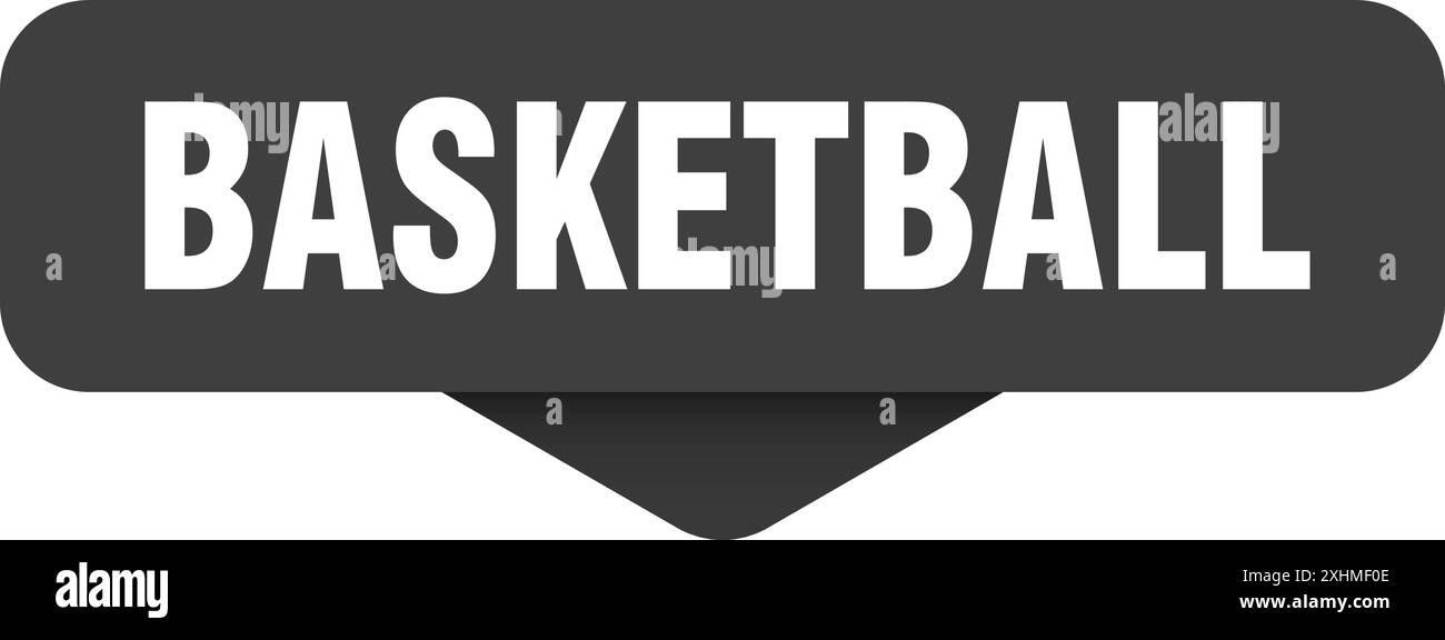 basketball sticker. basketball sign on transparent background ...