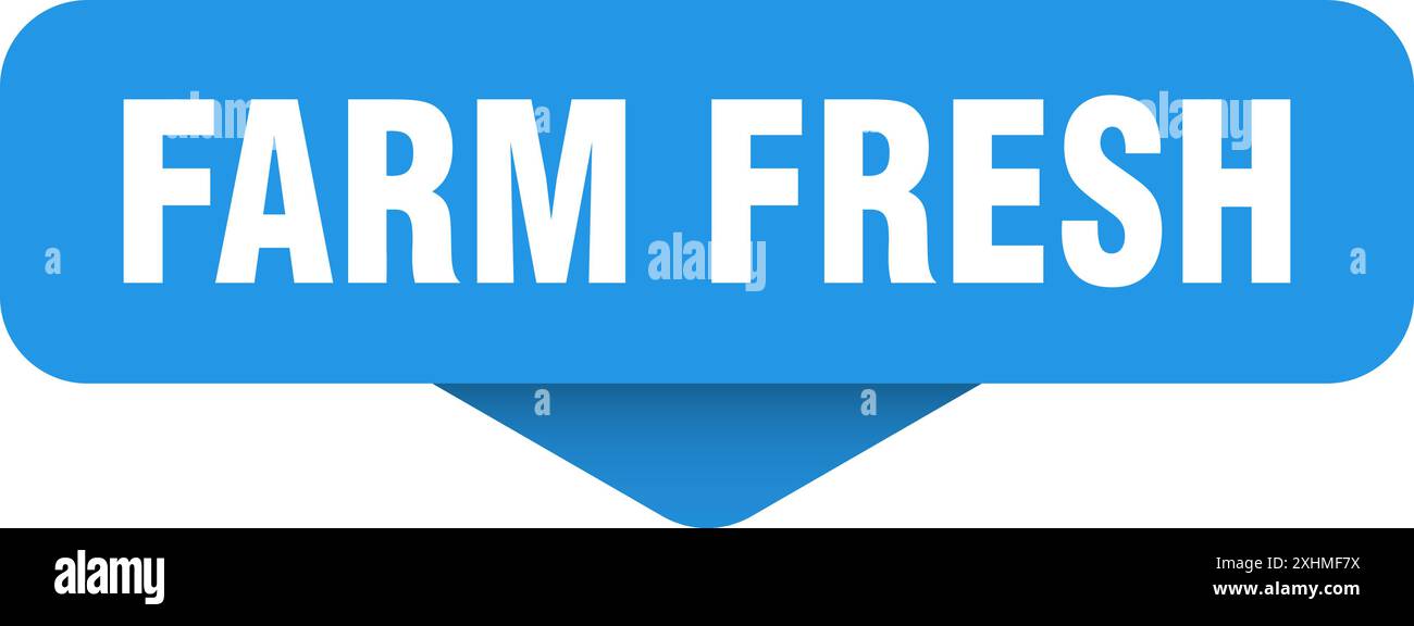 farm fresh sticker. farm fresh sign on transparent background ...
